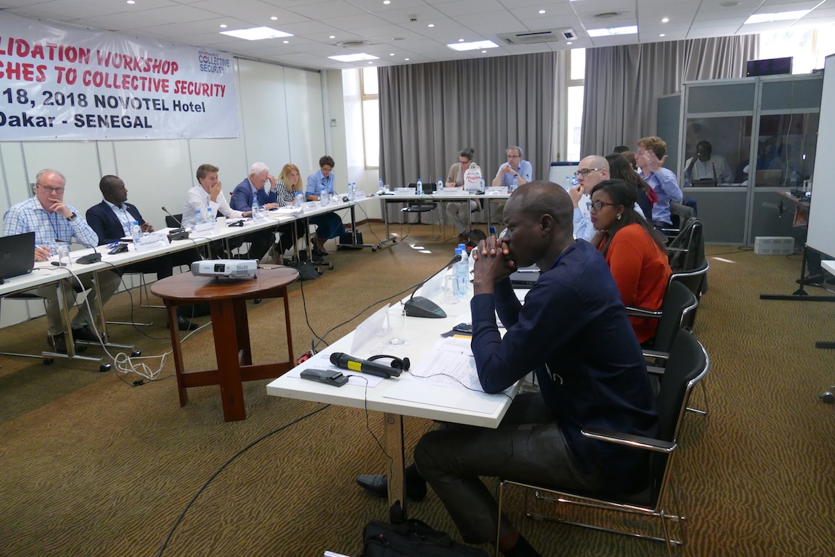Consolidation Workshop “New Approaches to Collective Security”